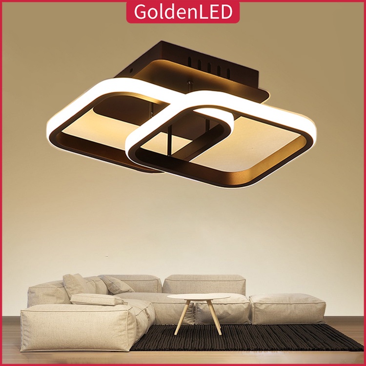 Jual Golden LED Lampu Plafon 3Warna LED Ceiling Light Lampu Hias Rumah ...