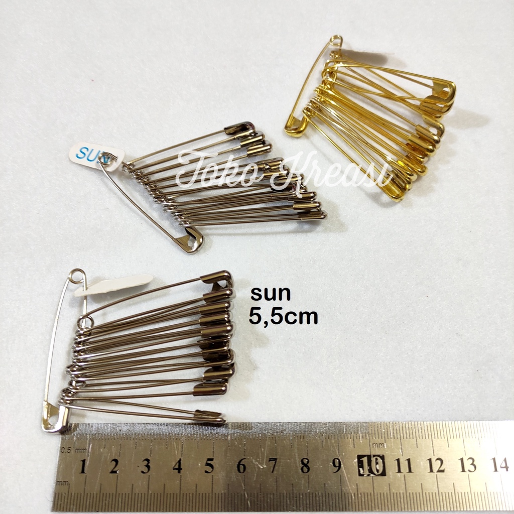 Jual Peniti Jumbo / Peniti Sun / Peniti Stainless 55mm | Shopee Indonesia