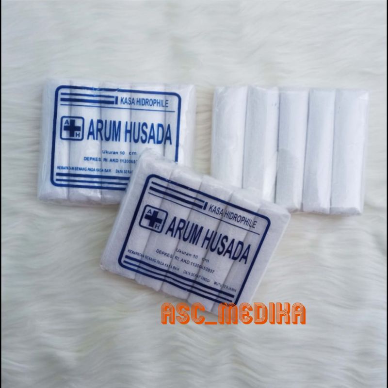 Jual Kasa Verban Gulung 10cm x 2.5yard Arum Husada/Kasa Perban Gulung ...