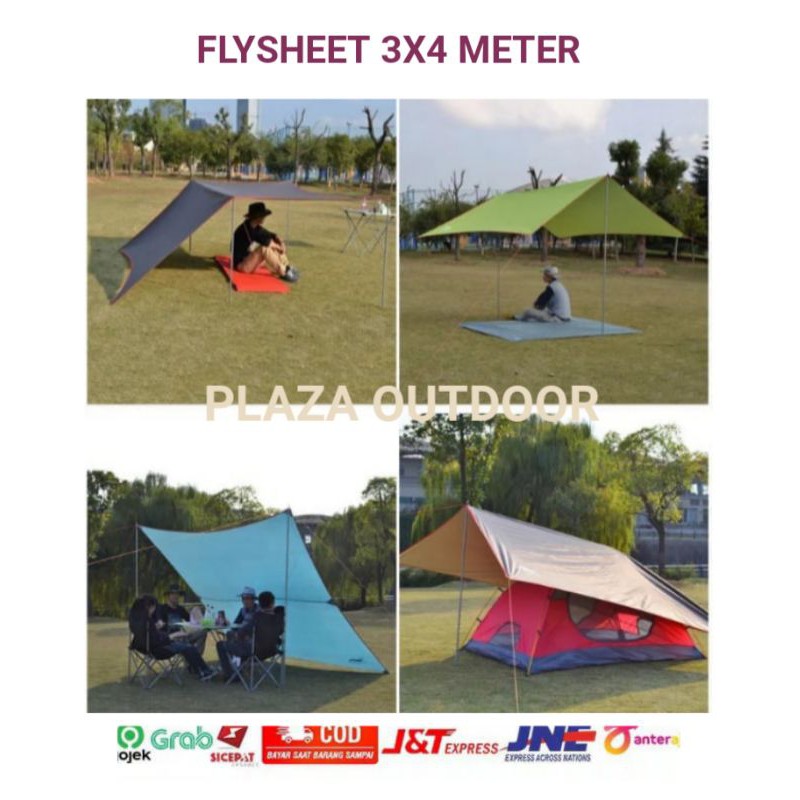 Jual Flysheet 4x6 waterproof - fly sheet waterproof - flysheet ...