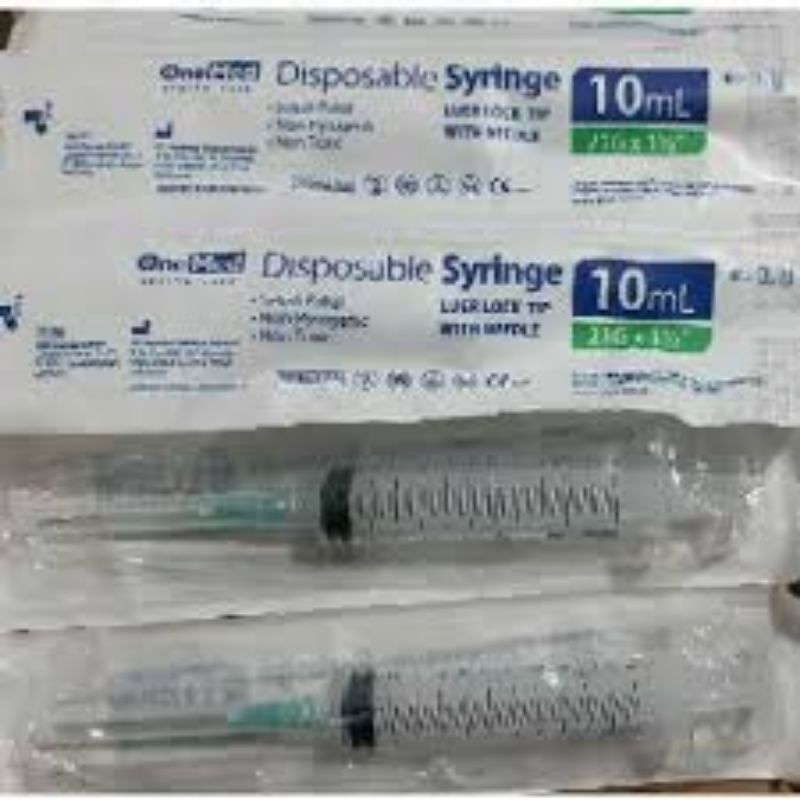 Jual Spuit 10 ml / Disposable syringe Onemed | Shopee Indonesia