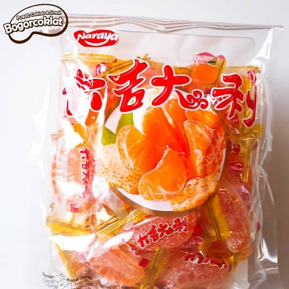 Jual Naraya Jelly Mandarin Orange 500gr | Shopee Indonesia