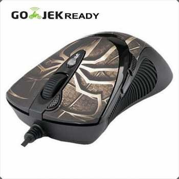 Jual A4Tech X7 XL747H Macro Gaming Mouse - MOTIF Spider | Shopee Indonesia
