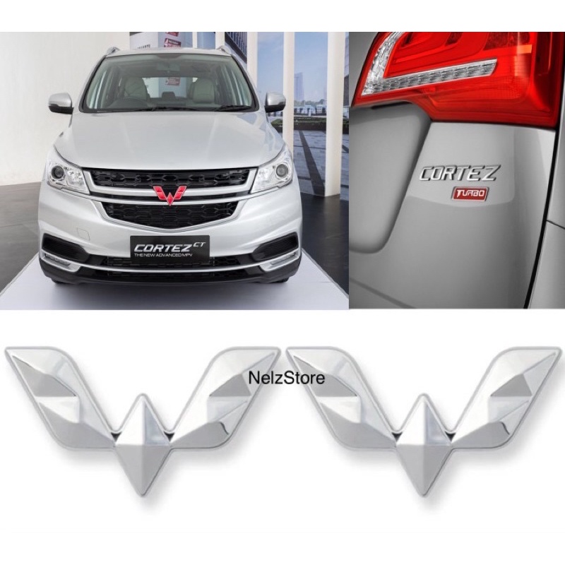 Jual Wuling Logo Emblem Wuling Chrome Stainless | Shopee Indonesia
