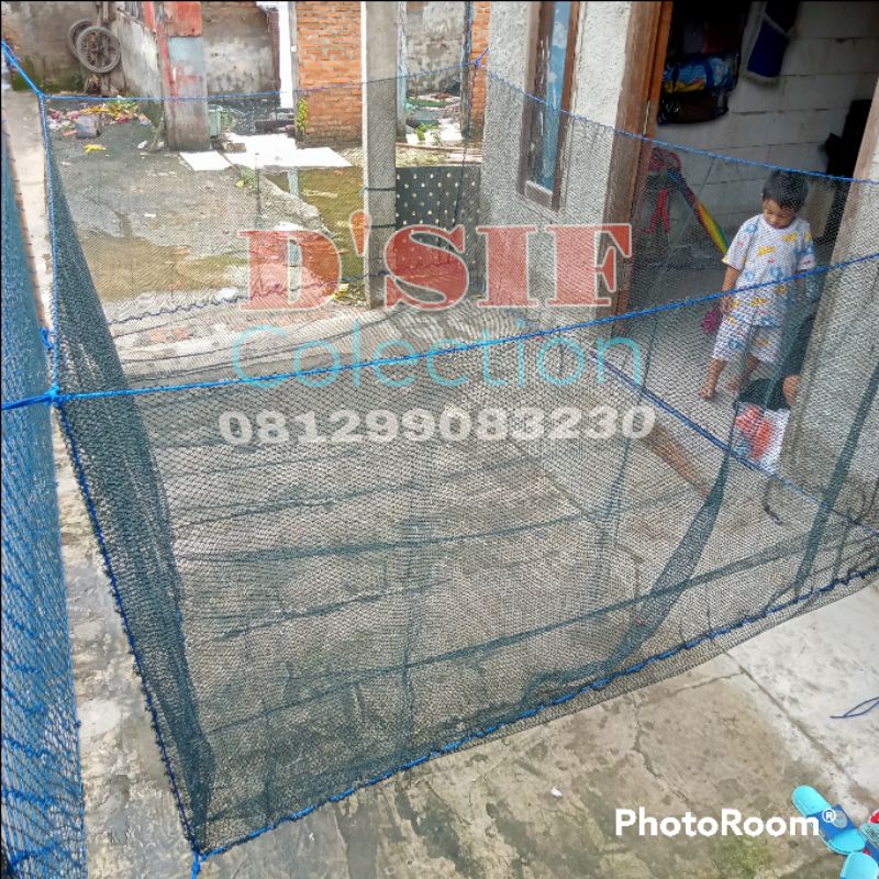 Jual jaring keramba apung ikan dan udang budidaya keramba harga meteran ...