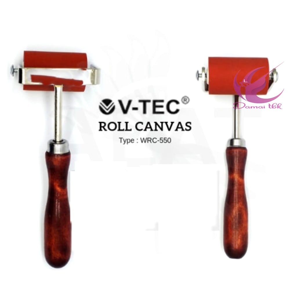 Jual Rubber Roller 5CM WRC-550 (Wood Handle) - Roll Canvas Besi - Roll ...