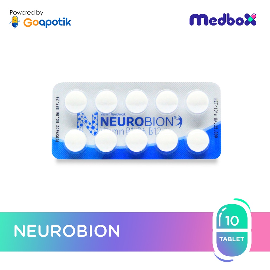 Jual Neurobion 10 Tablet | Shopee Indonesia