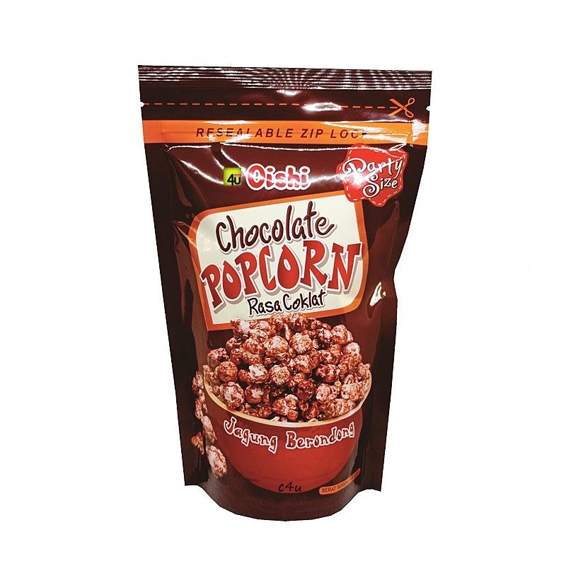 Jual Oishi Popcorn Refill Coklat Caramel / Sponge Pouch | Shopee Indonesia