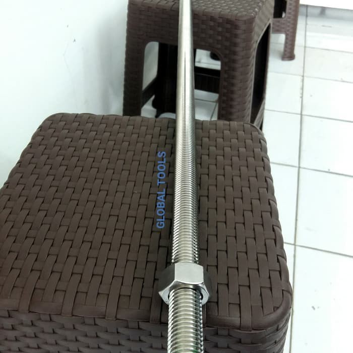 Jual As drat Ss m20 as drat stainless THE A2-70 mm threaded rod ...