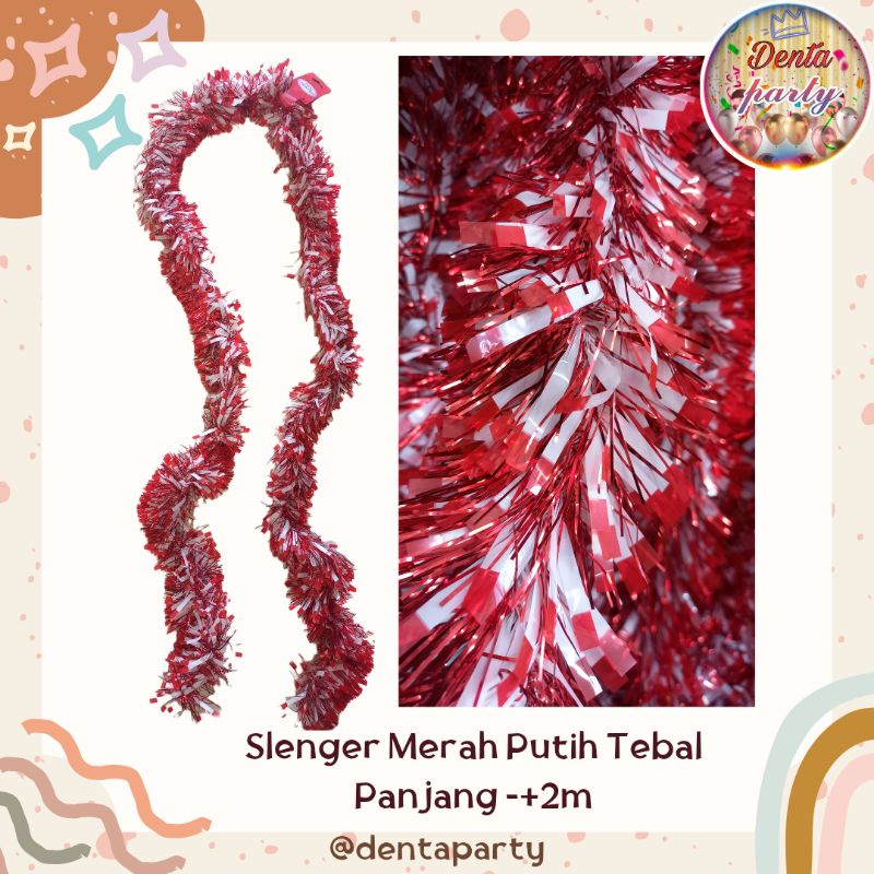 Jual Slenger Merah Putih Tebal/Slinger 17 Agustus Merah Putih Tipis 5cm ...