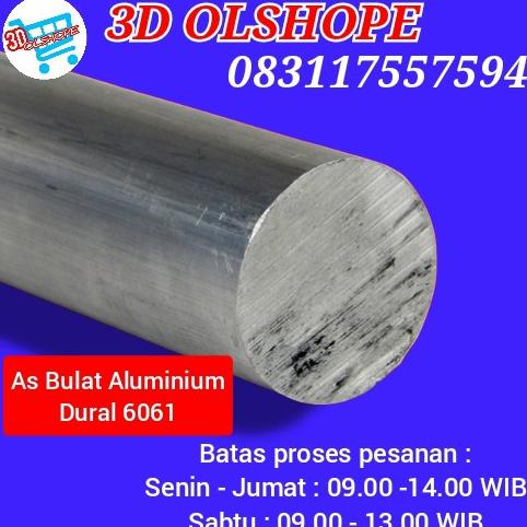Jual Produk Terbaik] As bulat Aluminium Dural 6061 OD 50 mm X 150 mm ...