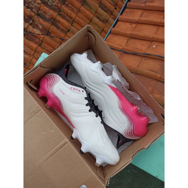 Jual ADIDAS COPA SENSE.1 FG WHITE/PINK | Shopee Indonesia