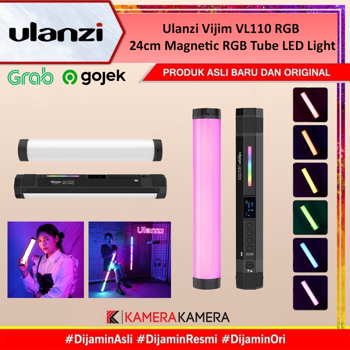 Jual Ulanzi Vijim VL110 RGB 24cm Magnetic RGB Tube LED Light | Shopee Indonesia