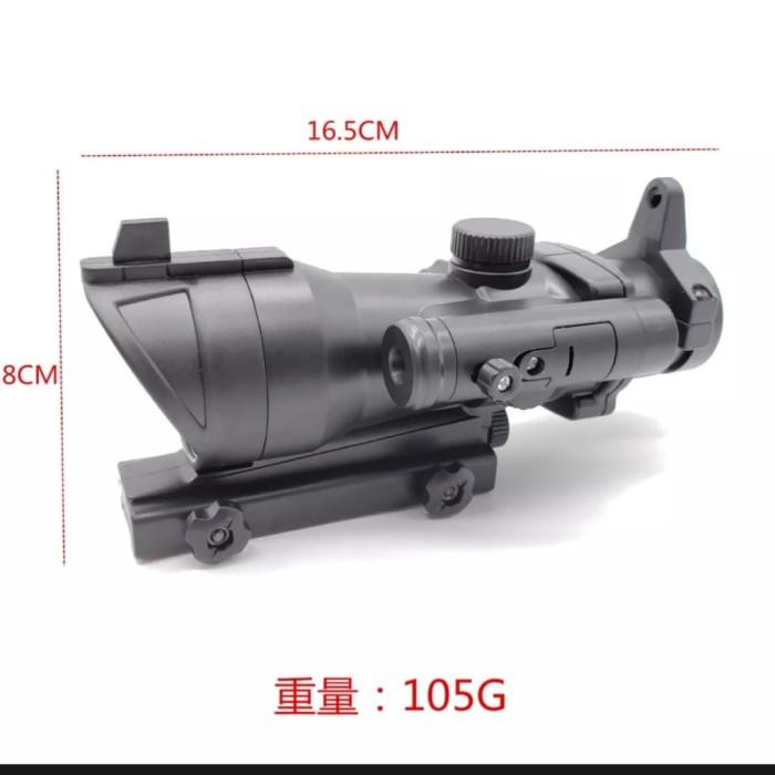 Jual Mainan / Scope Dummy Acog Zoom 8X + Laser Wgg Aeg Pubg Sig Pdw D ...