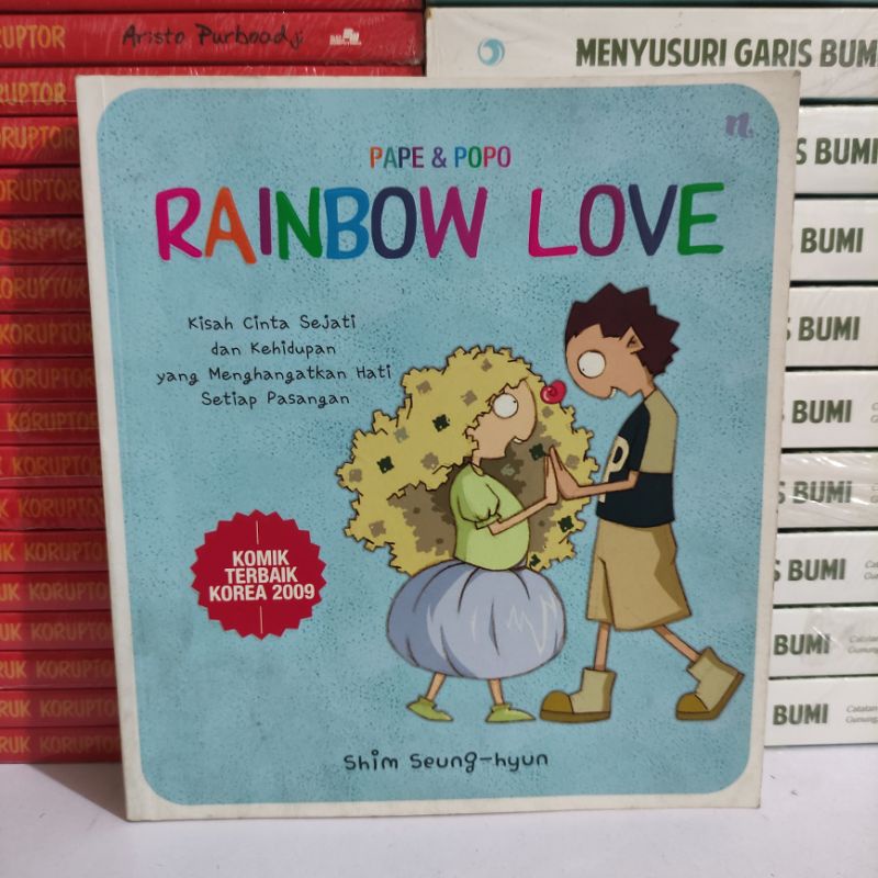Jual Buku murah original: Pape & popo Rainbow love | Shopee Indonesia