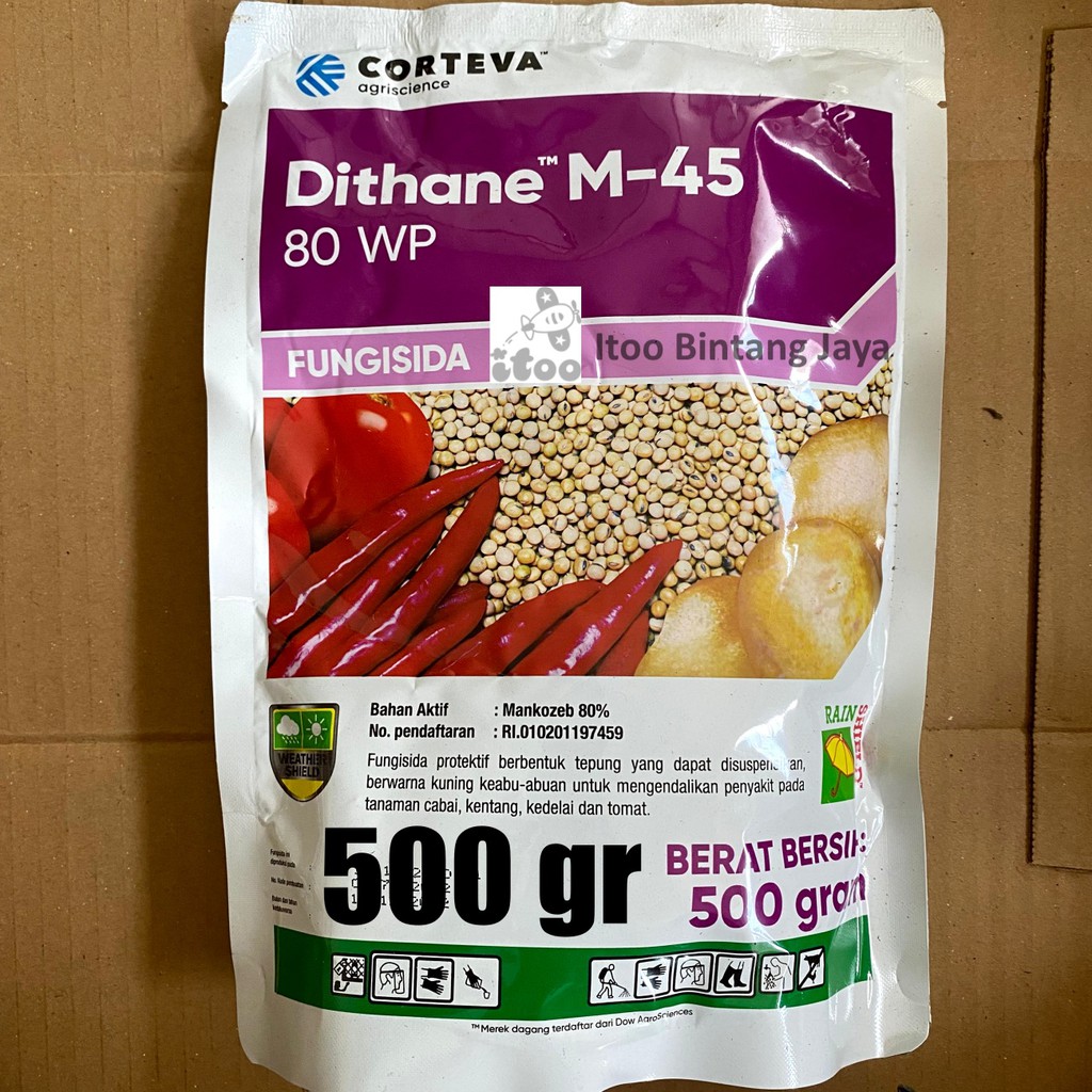 Jual Fungisida Dithane M-45 80 WP 500 gram | Shopee Indonesia