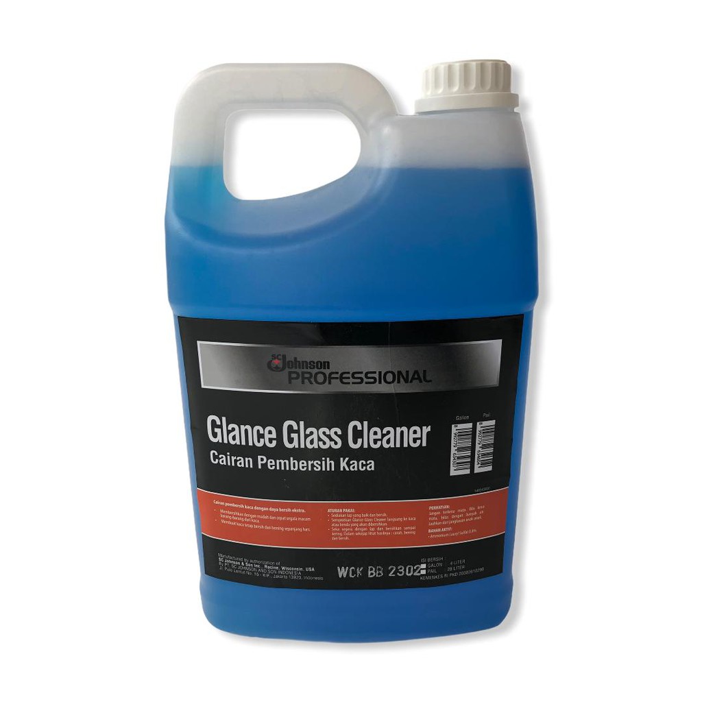 Jual GLANCE Glass Cleaner SC Johnson Jirigen 4 Liter - Sabun Kebersihan ...