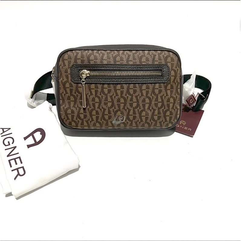 Jual Tas Aigner Ilona Belt Bag Fango (New With Tag) | Shopee Indonesia