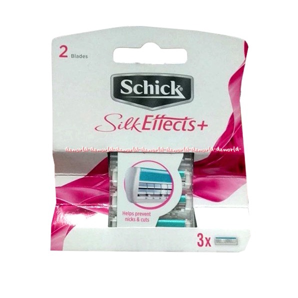 Jual Schick Refill Silk Effect 3pcs Pisau cukur untuk Cewek Wanita ...