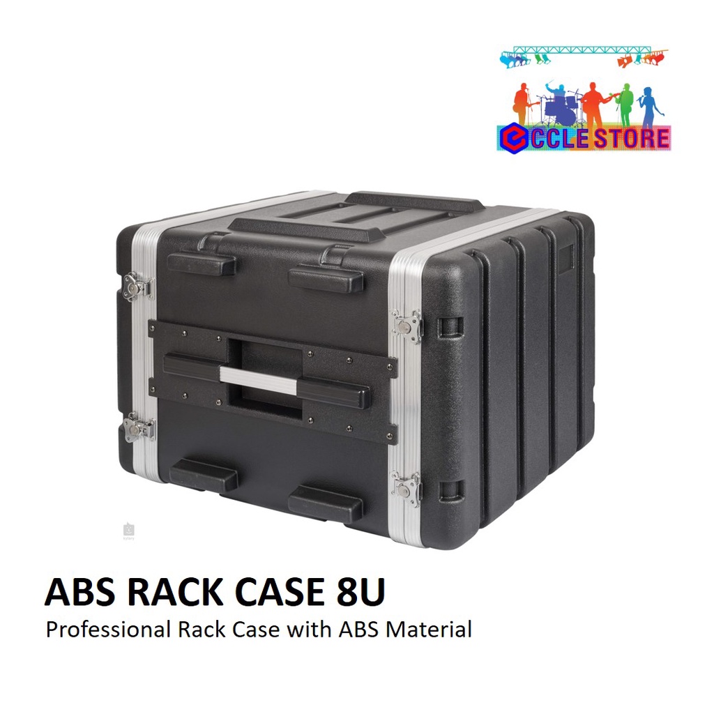 Jual ABS Rack Case 8U - 8RU Professional Rack Case with ABS/HDPE ...