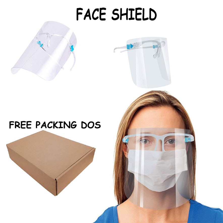 Jual Face Shield kaca mata Nagita / Faceshield Kacamata artis (LC07 ...