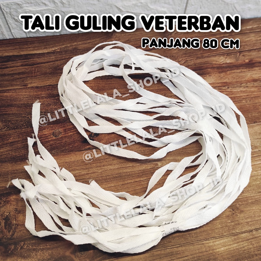 Jual TALI GULING VETERBAN 1 IKAT ISI 10PCS panjang 80cm Siap pakai ...