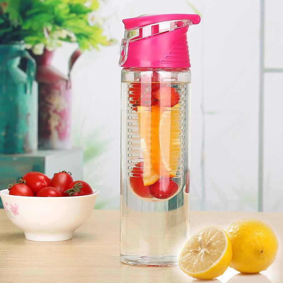 Jual TOP ו PRODUK Tritan Infuser Fruit Water Bottle Gen2 | Botol ...