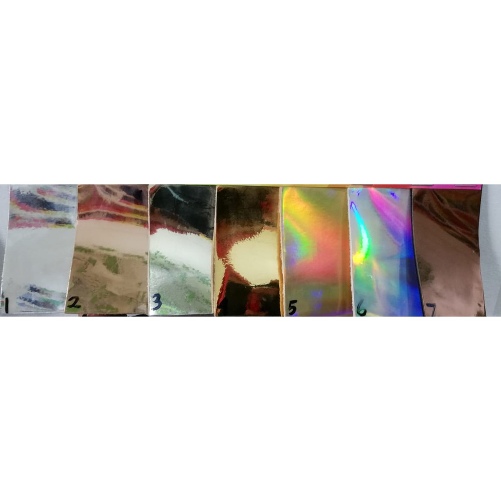 Jual Bahan kulit imitasi Rainbow Hologram PREMIUM Cathay Lentur Tebal ...