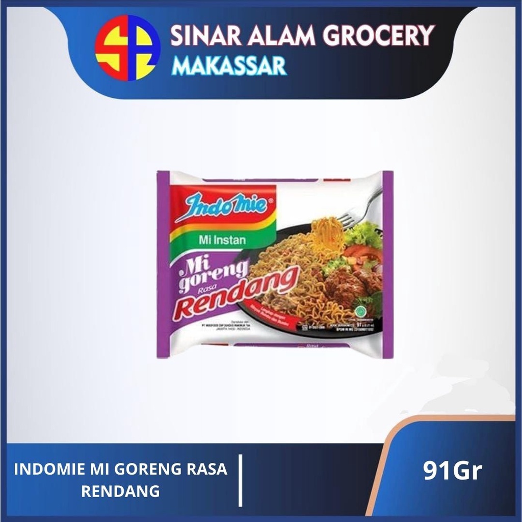 Jual INDOMIE MI GORENG RASA RENDANG 91GR | Shopee Indonesia