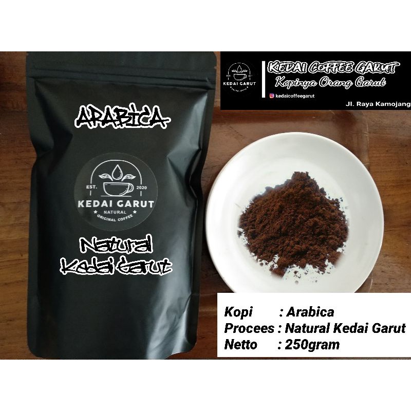 Jual Natural Kedai Coffee Garut 250gram | Shopee Indonesia