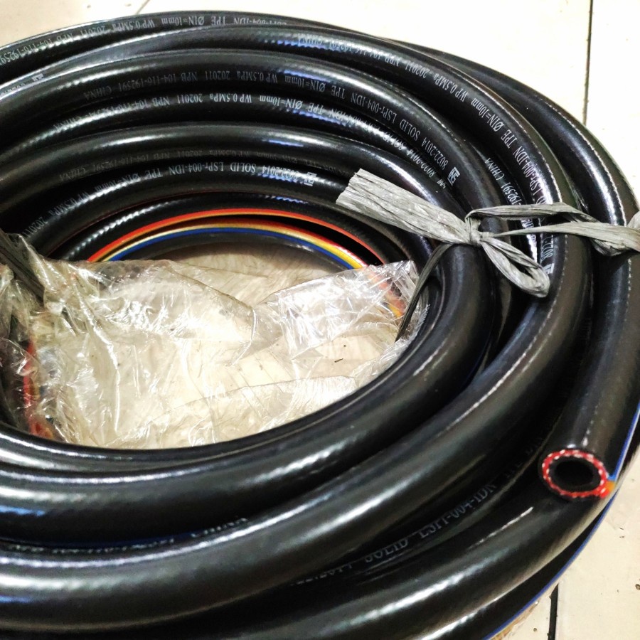 Jual SOLID selang gas LPG hitam SNI 3 lapis high pressure selang ...