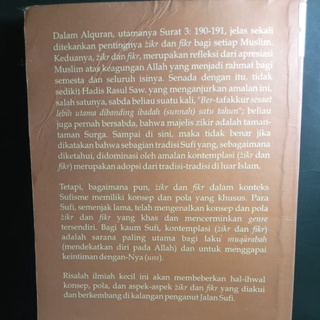 Jual FIKR DAN ZIKR DALAM SUFISME PERSIA AWAL MUHAMMAD ISA WALEY SERI ...