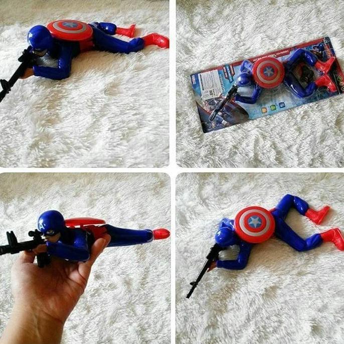 Jual Dapatkan Mainan Anak Captain America Merangkak / Kapten Amerika ...