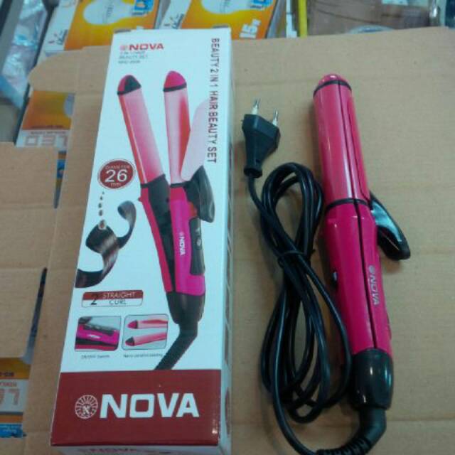 Jual CATOK NOVA 2IN1 MURAH/ CATOKAN RAMBUT NOVA LURUS DAN KERITING CURLY/ CATOKAN MURAH | Shopee ...