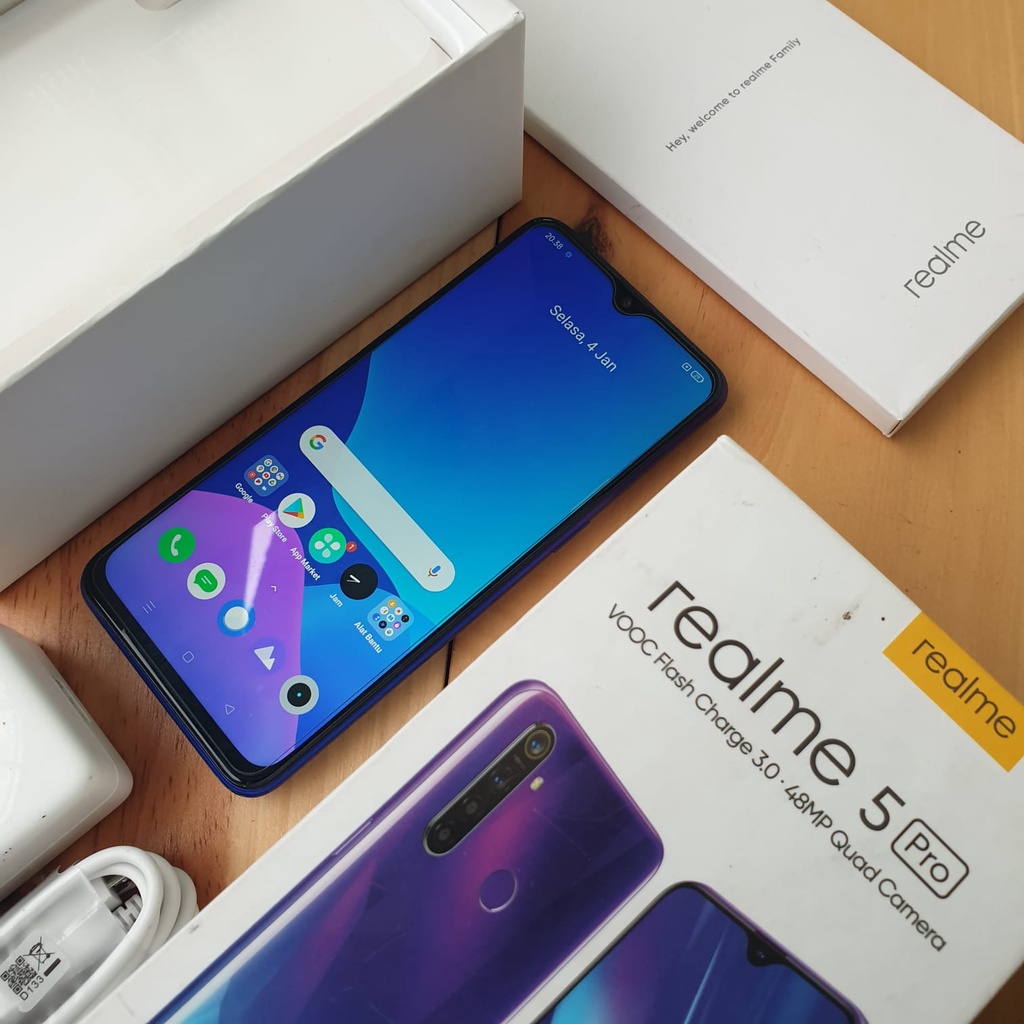 Jual REALME 5 PRO SECOND 4/128GB & 8/128GB HANDPHONE SECOND HP SEKEN HP ...
