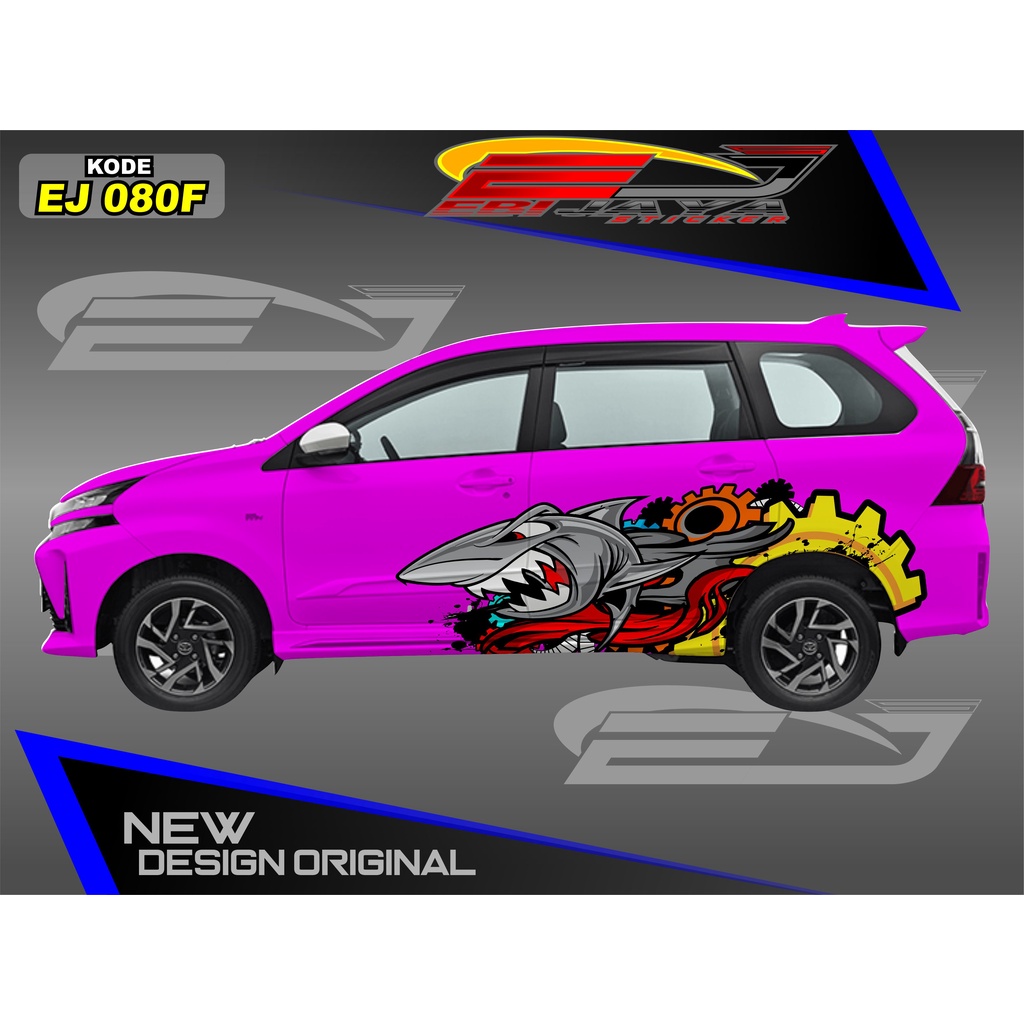 Jual VARIASI STICKER MOBIL JAZZ, BRIO, SIGRA, YARIS, SWIFT / DECAL ...