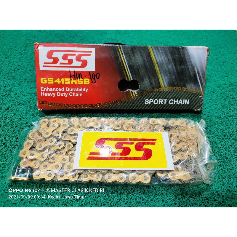 Jual RANTAI RANTE SSS TRIPLE S GOLD 415SB HSB PNP CB GLP TIGER | Shopee Indonesia
