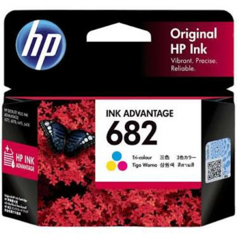 Jual HP Ink Tinta 682 Tri-Color HP682 682C Original Ink Advantage ...