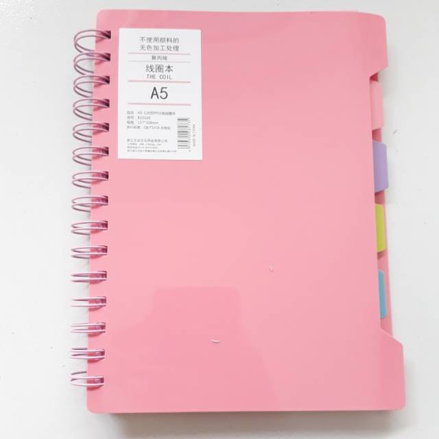 Jual Wengu Notebook Spiral Ukuran B5 / A5 Isi 4 Warna | Shopee Indonesia