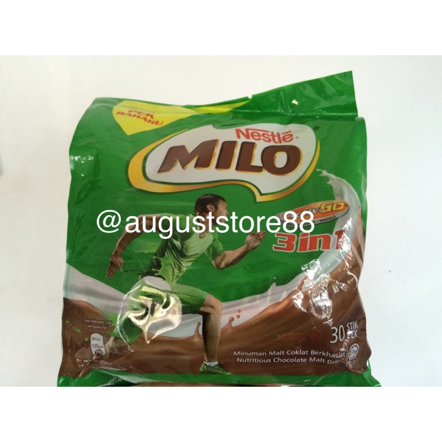 Jual Milo 3 in 1 sachet Malaysia | Shopee Indonesia