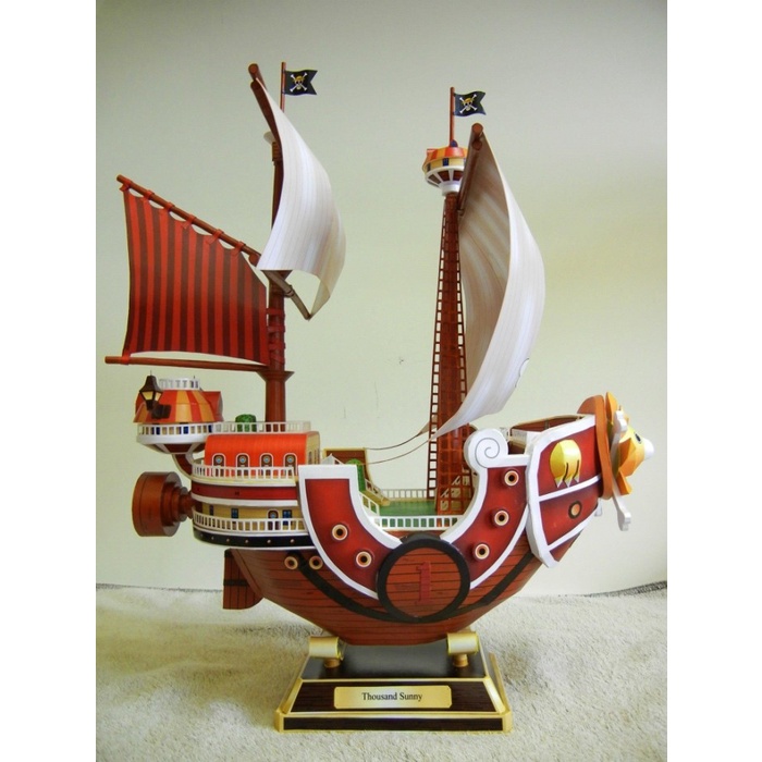 Jual DIY Miniatur Papercraft Thousand Sunny Ship - One Piece | Shopee ...
