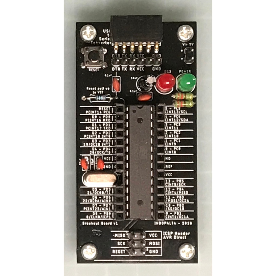 Jual ATMega328P-PU Breakout Board aka Arduino Uno Bareboard Siap Pakai ...