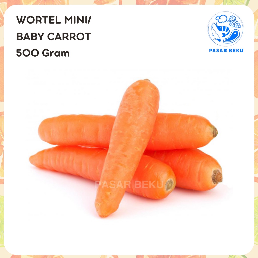 Jual Wortel Mini 1 kg Sayuran Segar Fresh Capcay Pasar Beku Padang ...