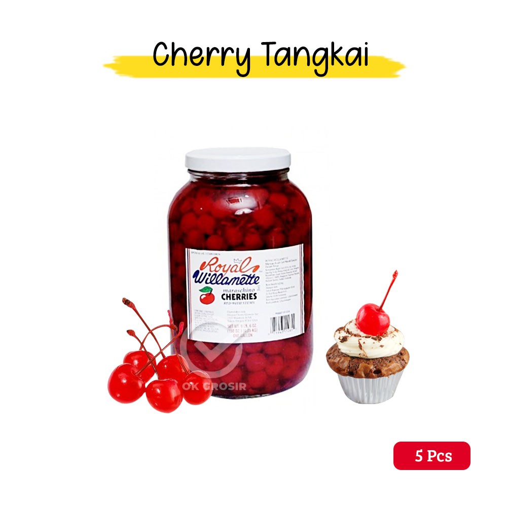 Jual Cherry Merah Tangkai (5 Pcs) | Shopee Indonesia