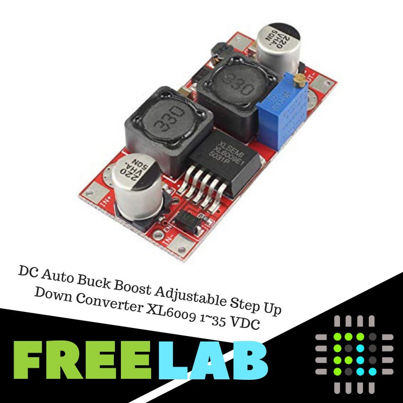 Jual DC Auto Buck Boost Adjustable Step Up Down Converter XL6009 1~35 VDC | Shopee Indonesia
