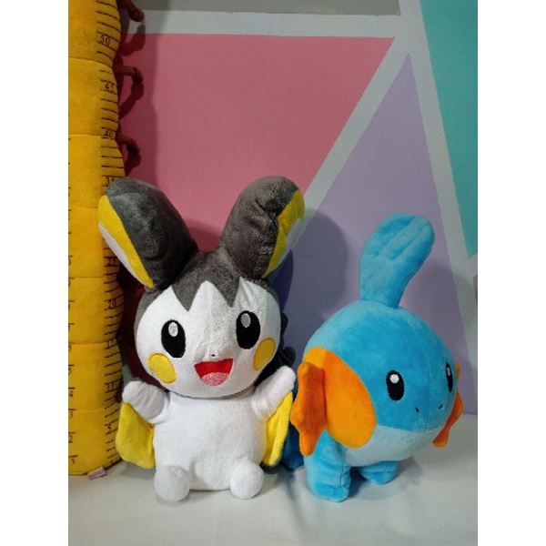 Jual Koleksi Pokemon unik rare Emolga Mudkip Nintendo | Shopee Indonesia
