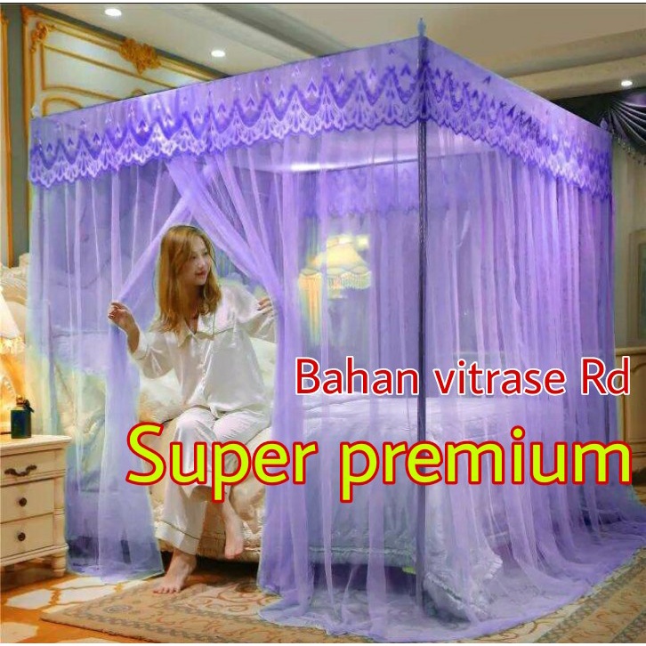 Jual KELAMBU TIDUR JUMBO 200X200 TEBAL MODERN MURAH | Shopee Indonesia