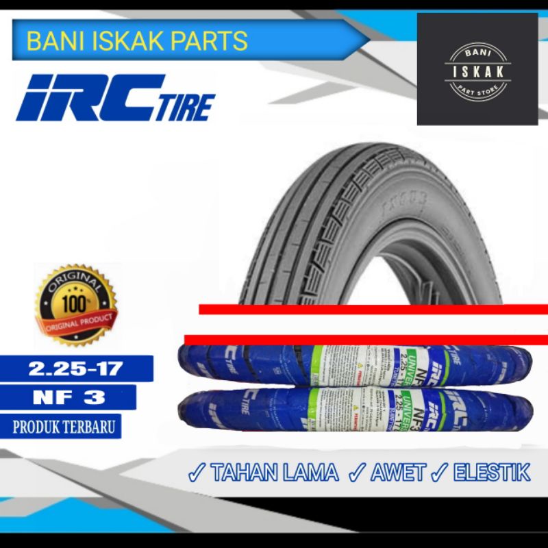 Jual Ban Luar IRC 225-17 NF3 Sepeda motor Classic Batik Lurus sama NF6 | Shopee Indonesia