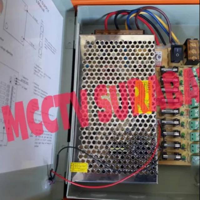 Jual PowerSupply Box 10a 12v untuk PSU CCTV hingga 8Ch | Shopee Indonesia
