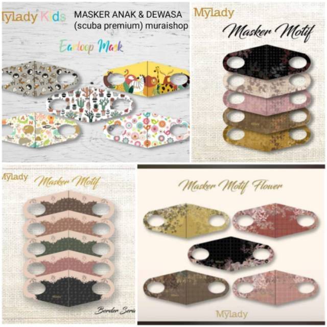 Jual Masker my lady hijab -jual satuan -masker scuba premium - masker ...